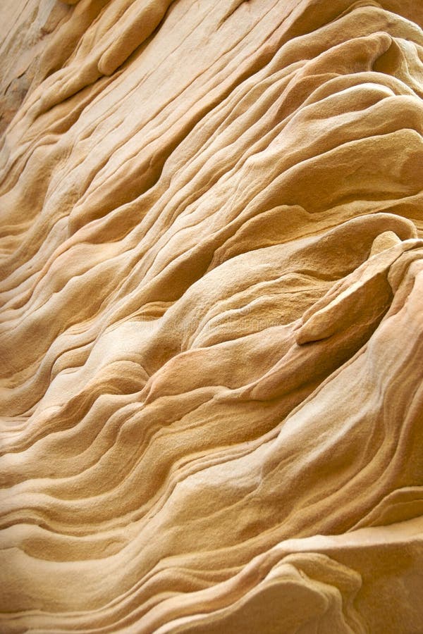 Undulating Sandstone Rock Layers Stock Image - Image of ripple, stone ...