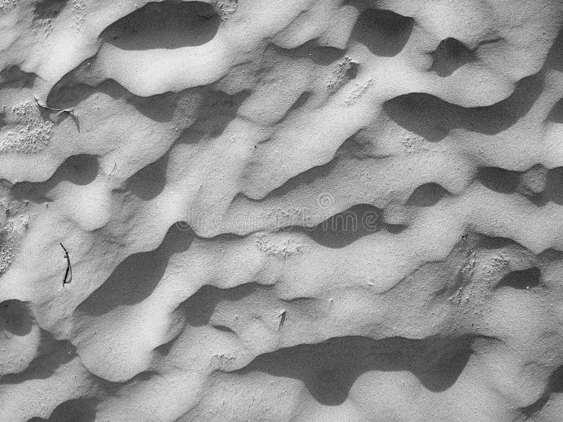 Undulating Surface of the Sand, Texture, Background Stock Image - Image ...