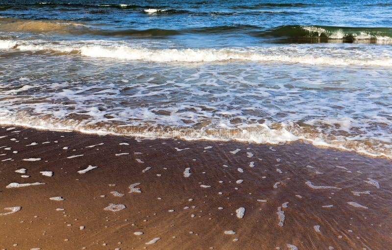 The Undulating Surface of the Sea Stock Photo - Image of coastline ...