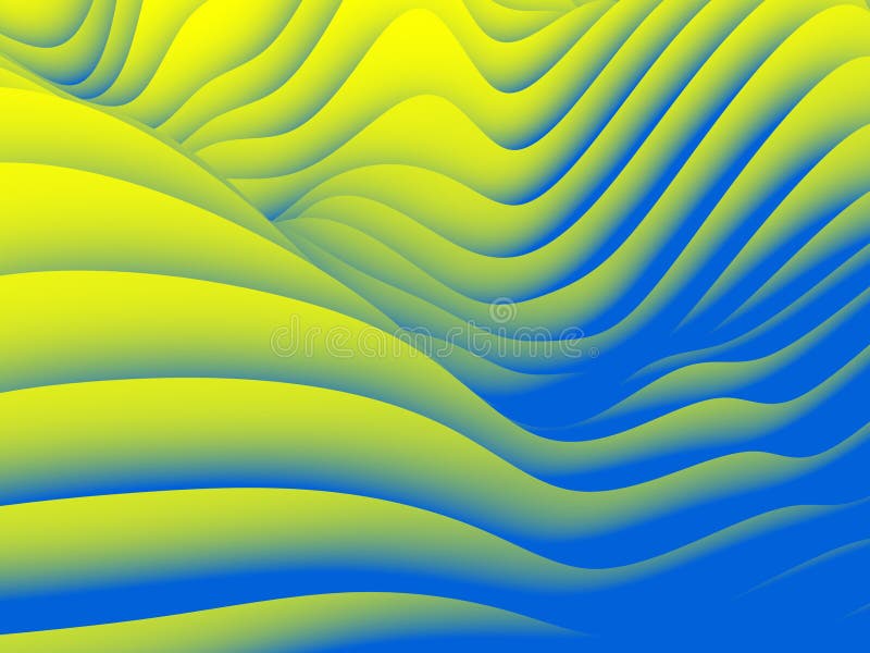 Undulating Wave Design Pattern Stock Illustration - Illustration of ...