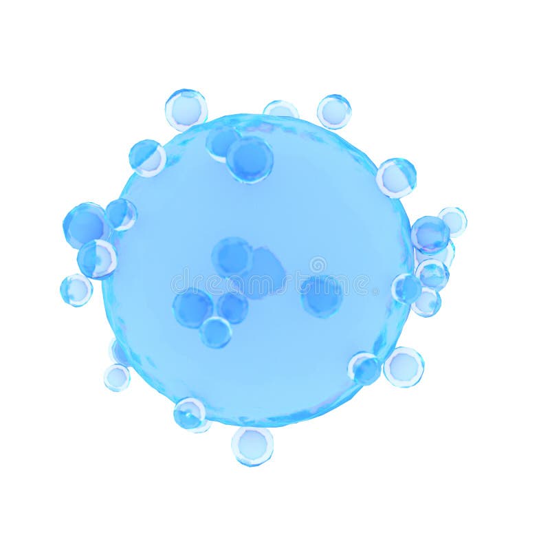 Une cellule d'ovule humain illustration stock. Illustration du ...