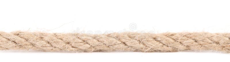Une corde horizontale photo stock. Image du jute, ligne - 35890414