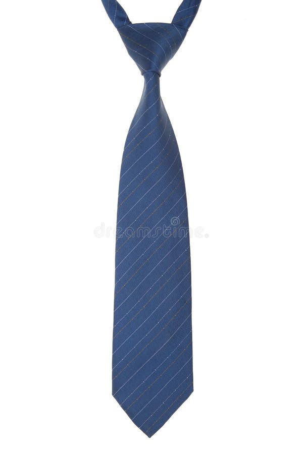Une Cravate Sur Le Fond Blanc Image stock - Image du boucles, objet ...