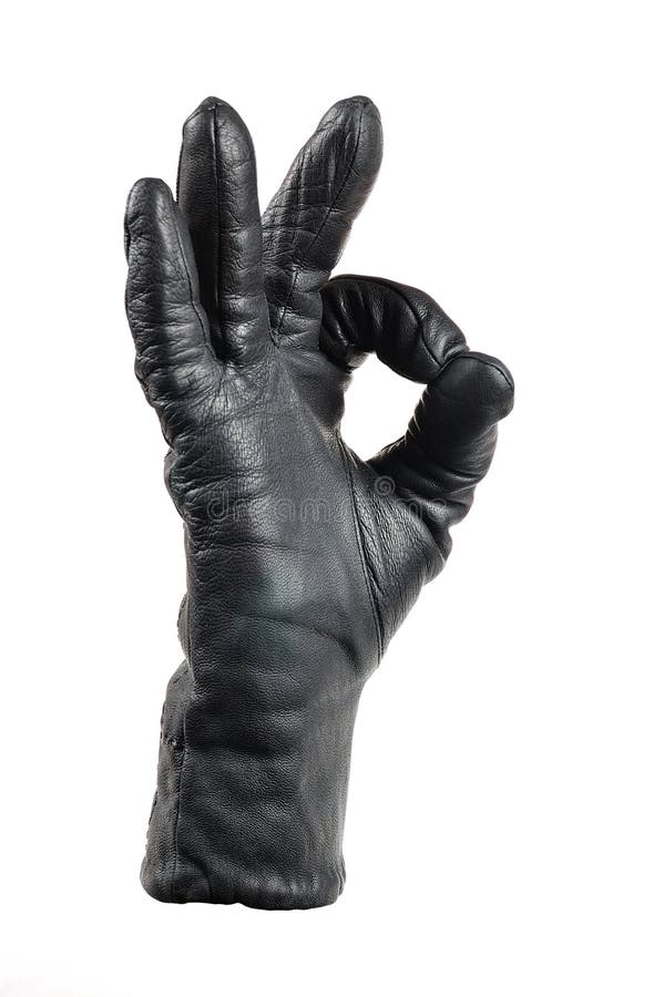Une main dans un gant photo stock. Image du expositions - 18003042