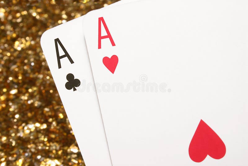 Une paire d'as. image stock. Image du prise, réussite - 1635965