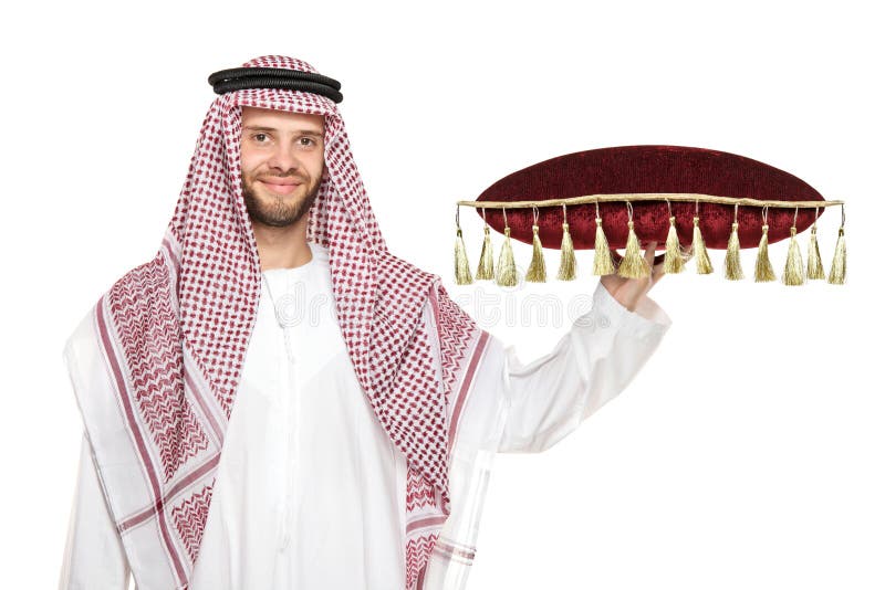 Une Personne Arabe S'asseyant Sur Un Tapis De Vol Photo stock - Image ...