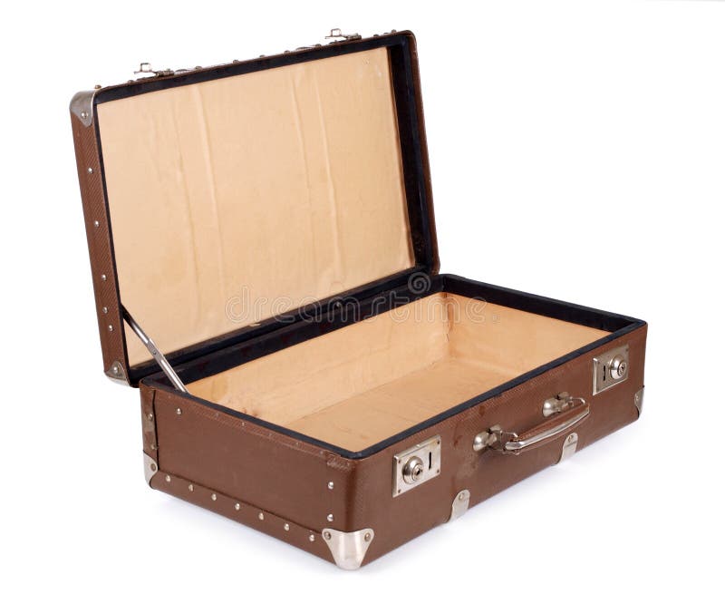 Une valise image stock. Image du utilisé, brun, traditionnel - 19321177