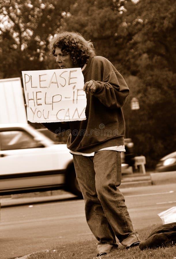 Unemployed Person in Need stock image. Image of expression - 7226527