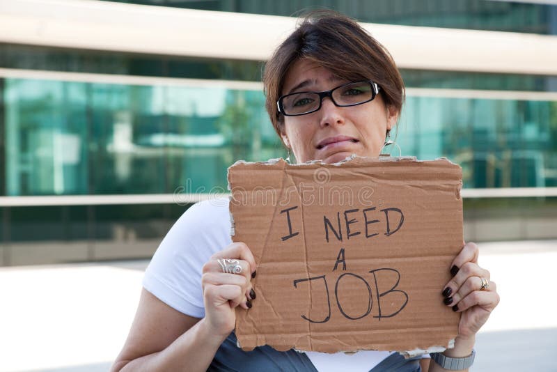 Unemployed Person in Need stock image. Image of expression - 7226527