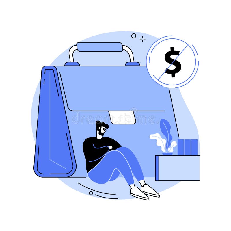 Unemployment Abstract Concept Vector Illustration Stock Vector ...