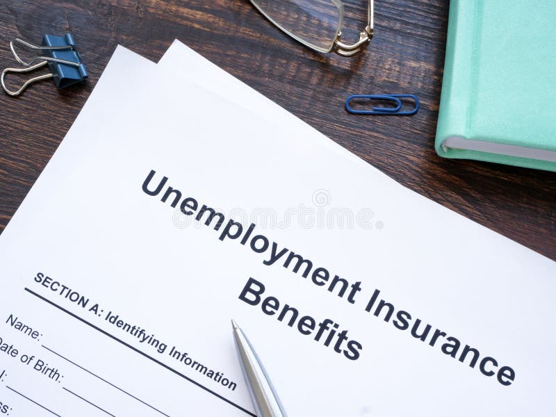 Unemployment Benefits Form. Stock Image - Image of unemployment ...