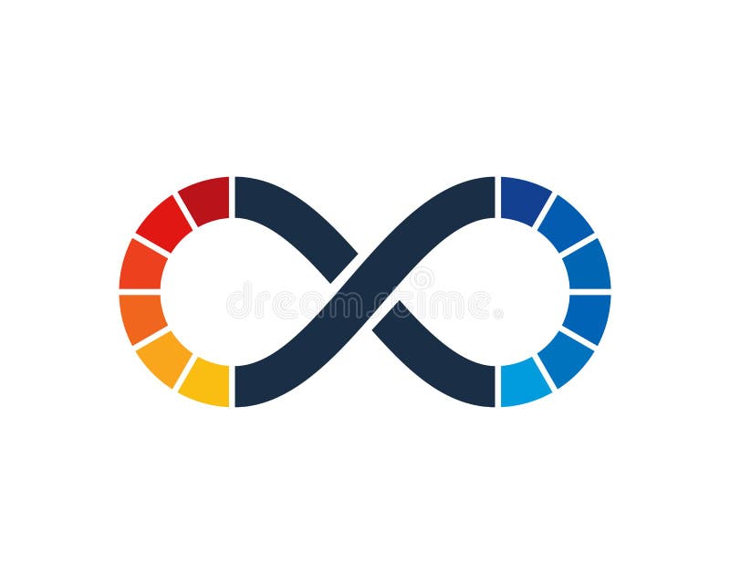 Unendlichkeits-Ikone Logo Design Element Vektor Abbildung ...