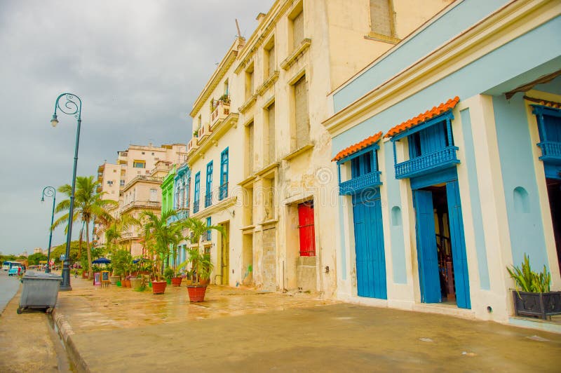 Unesco Declared Historic Center of Havana Stock Photo - Image of ...