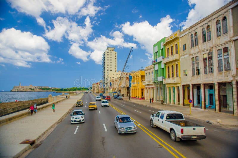 Unesco Declared Historic Center of Havana Editorial Stock Photo - Image ...