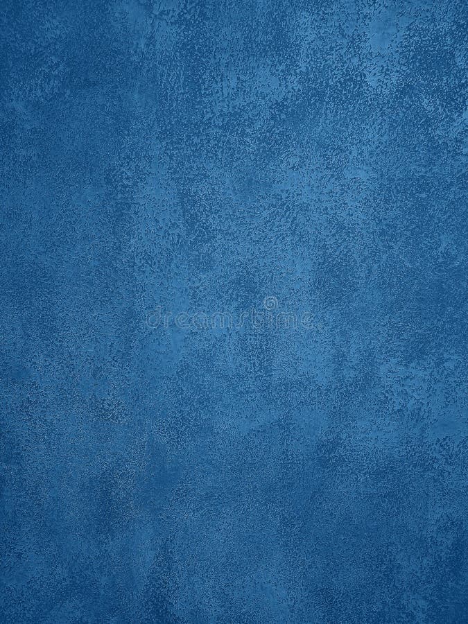 Uneven Blue Plaster Background Texture Stock Image - Image of ...