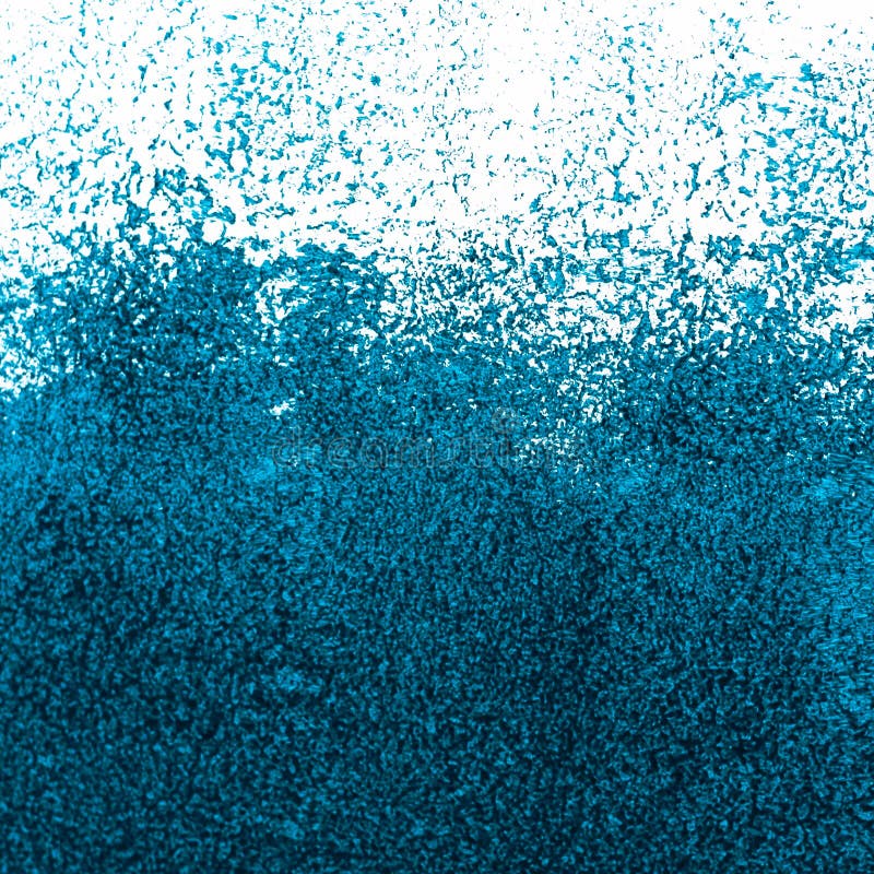 Uneven Dark Blue Plaster Applied To the Wall Surface Stock Photo ...