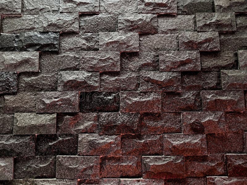 Brick Wall Texture Background. Aesthetic Natural Stone Wall Pattern ...