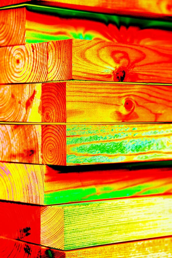 An Uneven Stack Like Planed Wooden Blocks. Changed Color Scheme ...