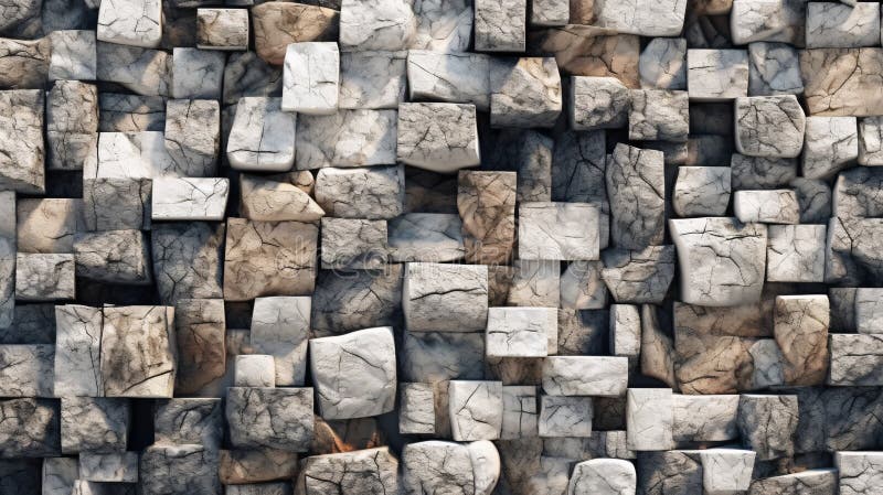 Uneven Stone Blocks Material Rock Texture Abstract Background ...