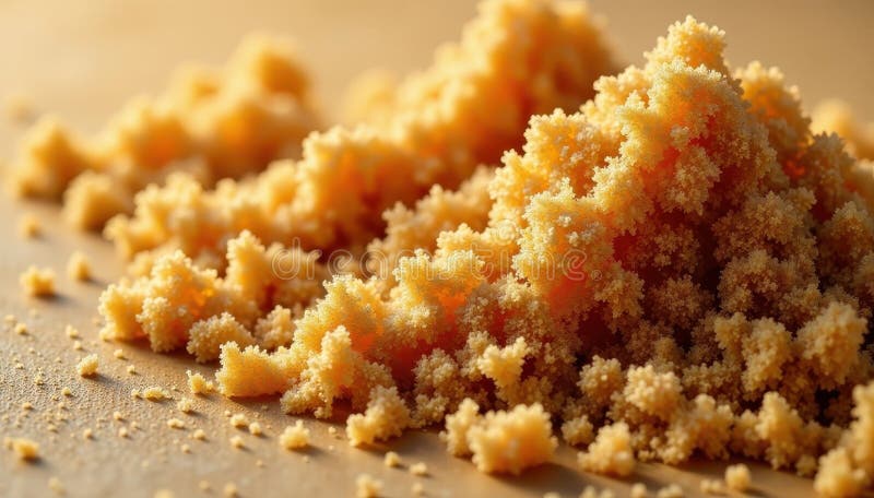 Uneven Surface of Clumped Brown Sugar Crystals, Sweet, Granular, Sweet ...