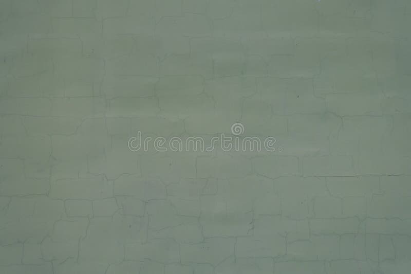 Uneven Surface of Subdued Green Painted Wall with Cracks Stock Photo ...