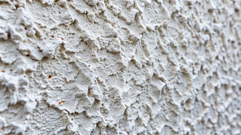 Uneven White Plaster Facade a Detailed Architectural Study of Textured ...