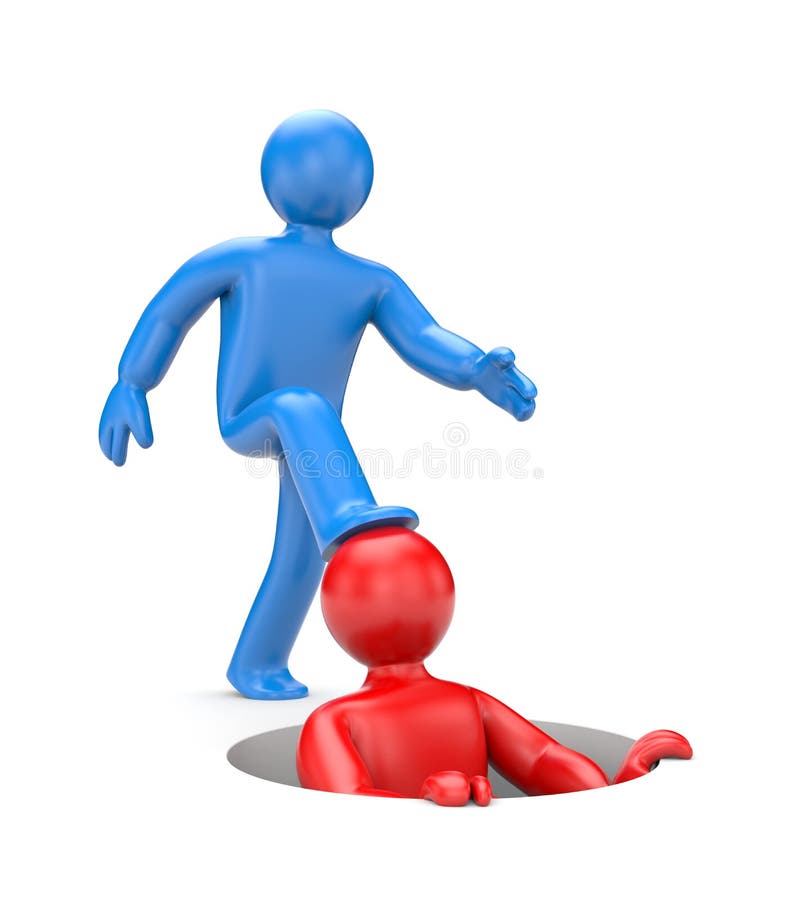 Unfair competition stock illustration. Illustration of professional ...