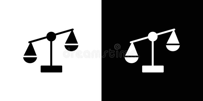 Unfair Icon Isolated Flat Vector in Outline Stock Illustration ...