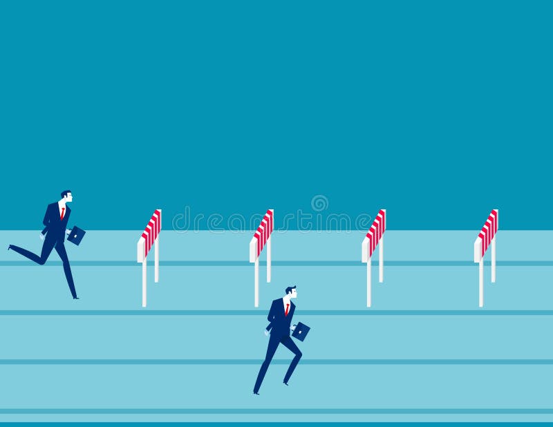 Unfair Opportunity or Unequal. Difficulty for Leadership Concept Stock ...