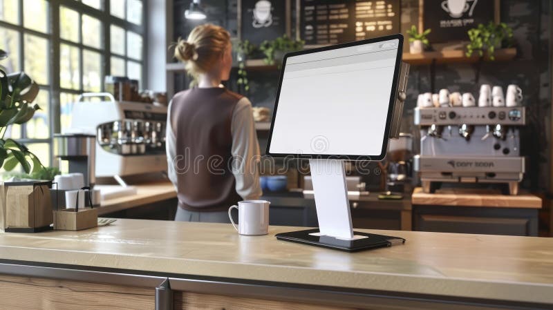 The Unfilled Screen of a Coffee Shop S Ordering System, with the Craft ...