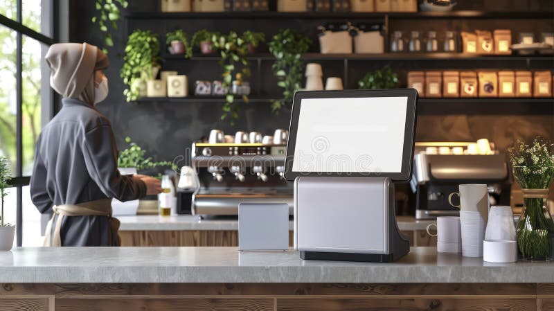 The Unfilled Screen of a Coffee Shop S Ordering System, with the Craft ...