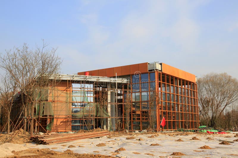 Unfinished building stock photo. Image of business, fireguard - 66914746