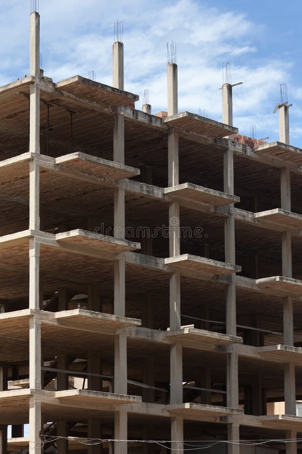 Unfinished building 2 stock photo. Image of infrastructure - 30951988