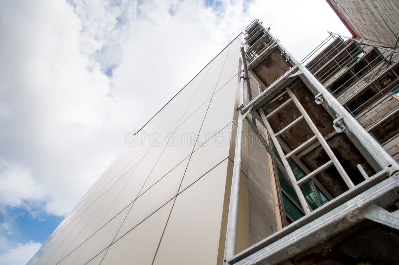 Unfinished building stock image. Image of office, architecture - 32715635