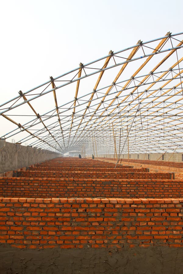 Unfinished Wall in the Construction Site Stock Image - Image of asia ...