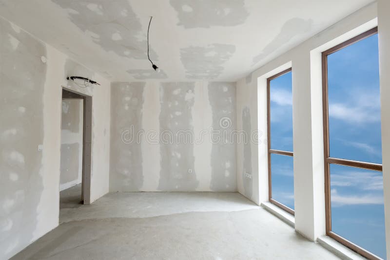 Unfinished Building Interior (includes Clipping Path) Stock Image ...