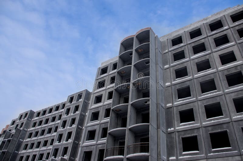 Unfinished building stock image. Image of project, exterior - 36546959