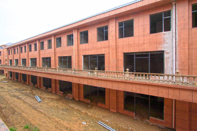 Unfinished buildings stock image. Image of framework - 369096023