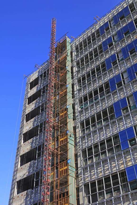 Unfinished Construction Site Stock Image - Image of industry, building ...