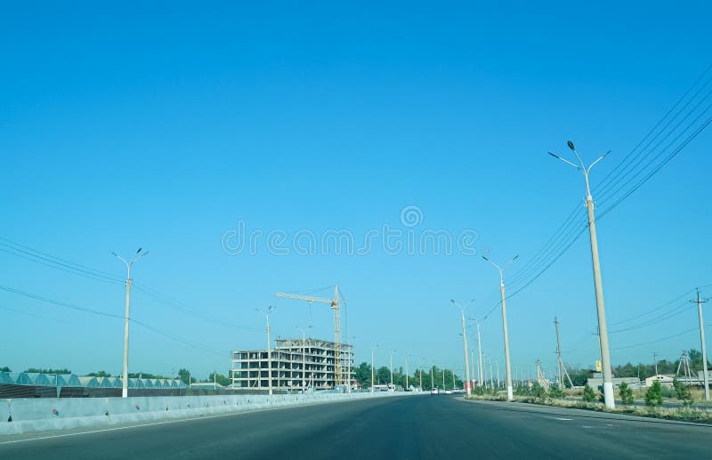 Unfinished Constructions on the Side of the Road Stock Photo - Image of ...