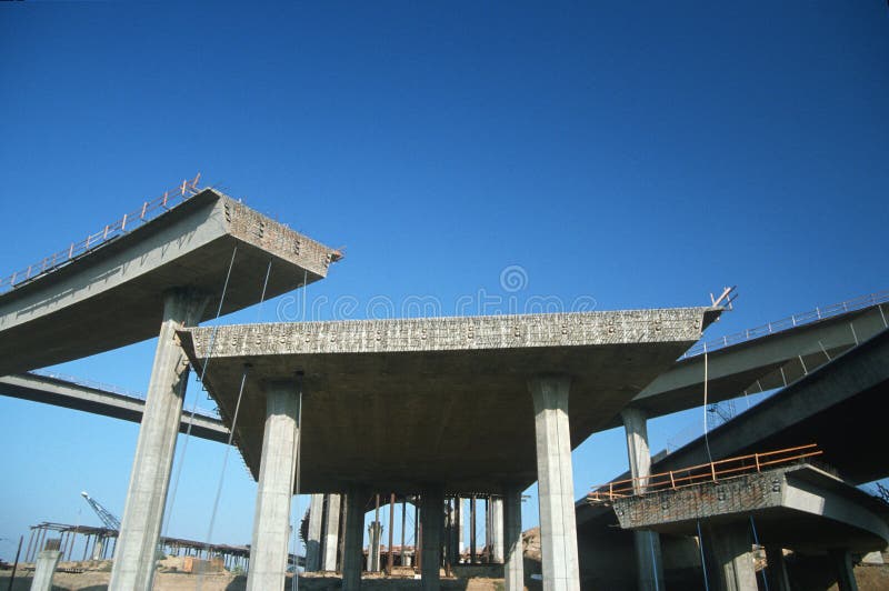 Unfinished Freeway stock photo. Image of motorway, engineering - 23147698