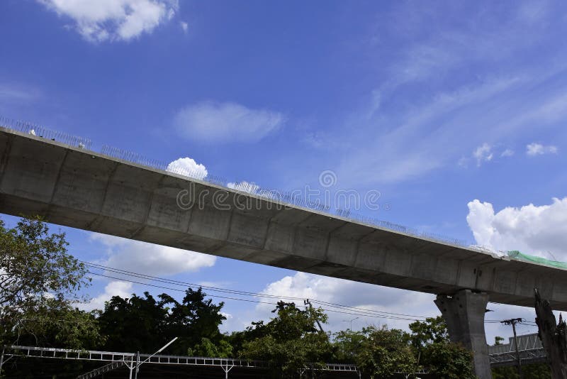 The unfinished freeway stock image. Image of engineering - 59130491