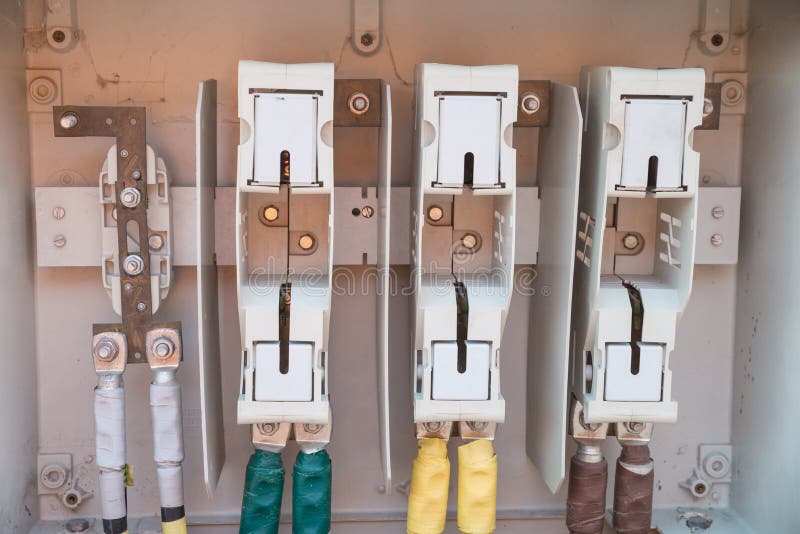 Unfinished fuse box stock image. Image of construction - 61933403
