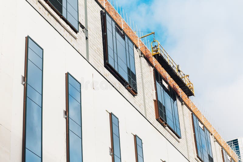 Unfinished High Level Residential Stock Image - Image of engineering ...