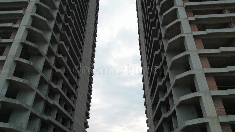 Unfinished High-Rise Building Showcasing the Raw Structure of ...
