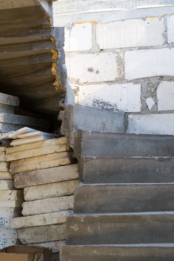 Unfinished home in polish countryside, Unfinished home in polish ...