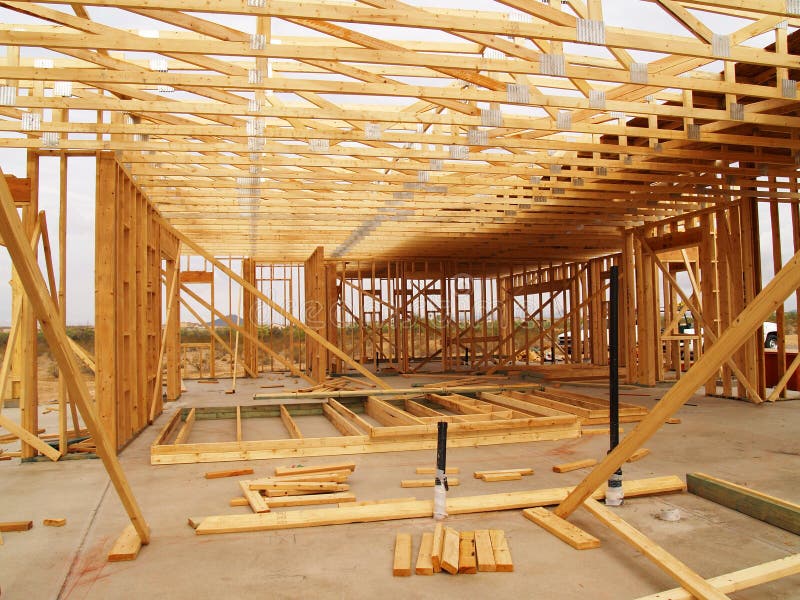 Wood house frame stock photo. Image of house, carpentry - 9057210