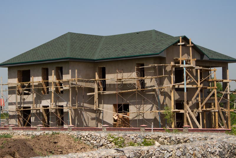 Unfinished house stock photo. Image of floor, modern - 41572174