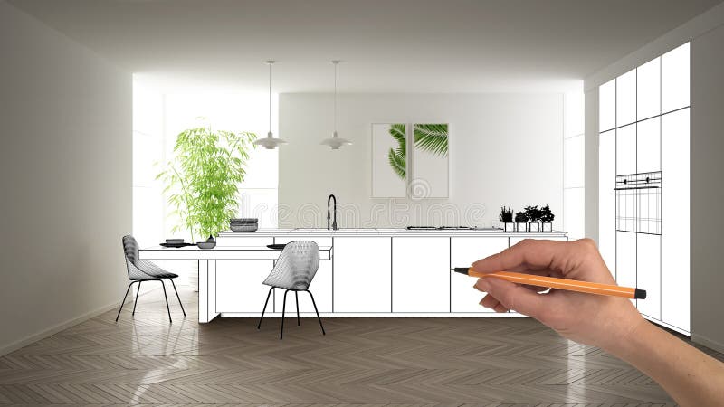 Unfinished Project, Under Construction Draft, Concept Interior Design ...