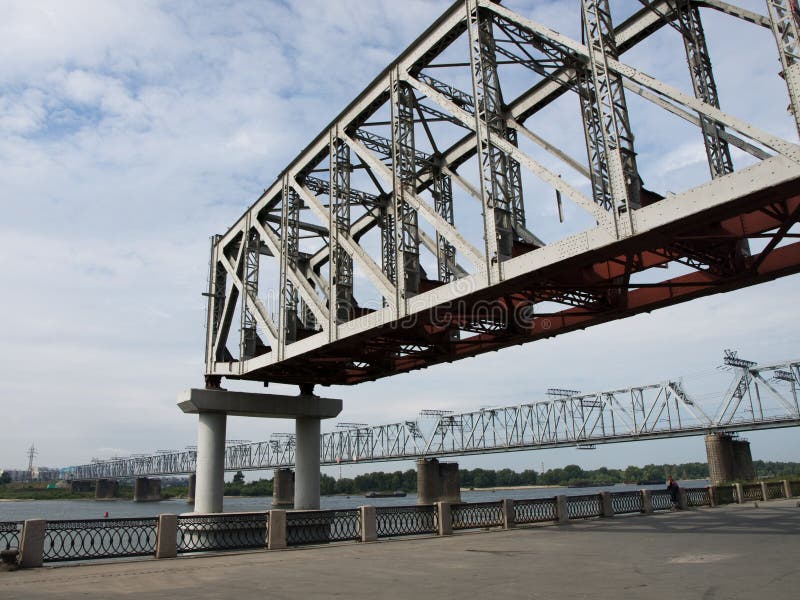 Unfinished railway bridge stock image. Image of architecture - 23532169